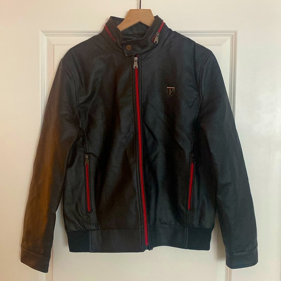 F Collections | Jackets & Coats | F Collections Mens Leather Jacket ...